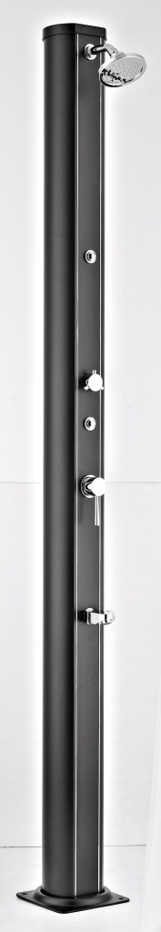 Solárna sprcha GRE Oval Black 32l | BazenyShop.sk